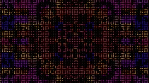 ASCII Text Loop Complex Geometric Patter... | Stock Video | Pond5