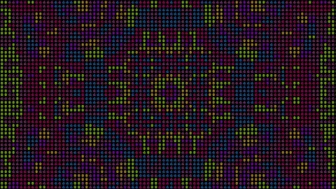ASCII Text Loop Complex Geometric Patter... | Stock Video | Pond5