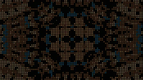ASCII Text Loop Complex Geometric Patter... | Stock Video | Pond5