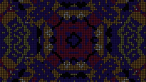 ASCII Text Loop Complex Geometric Patter... | Stock Video | Pond5