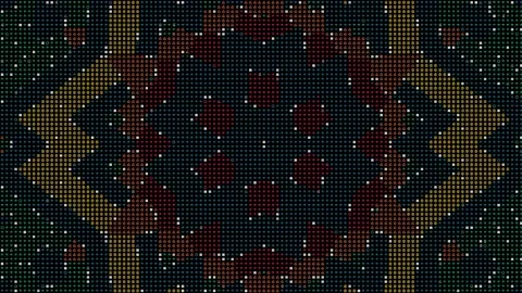 ASCII Text Loop Complex Geometric Patter... | Stock Video | Pond5