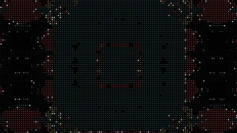 ASCII Text Loop Complex Geometric Patter... | Stock Video | Pond5