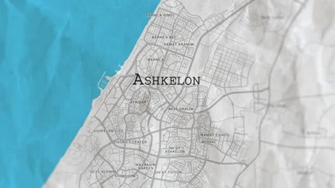 Old Map Of Israel Stock Video Footage | Royalty Free Old Map Of Israel ...