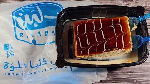 Ashtota from B.Laban, tres leches cake | Stock Video | Pond5