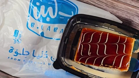 Ashtota from B.Laban, tres leches cake | Stock Video | Pond5