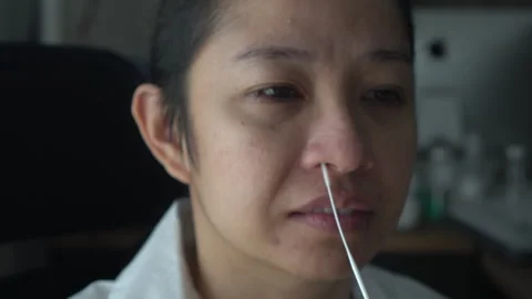 Asian adult woman tear crying reaction f... | Stock Video | Pond5