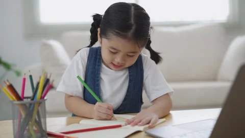 Asian Girl Study Stock Videos – Royalty-Free HD & 4K Videos | Pond5