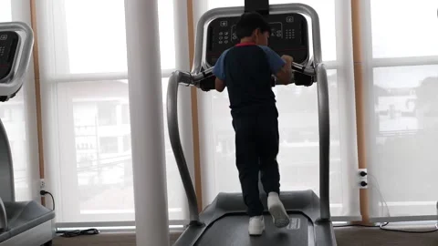 Asian child boy exercise indoor for heal... | Stock Video | Pond5