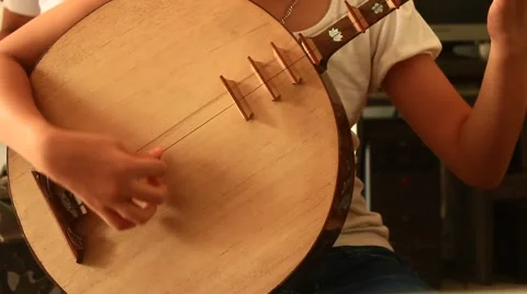 Asian children playing traditional instr... | Stock Video | Pond5