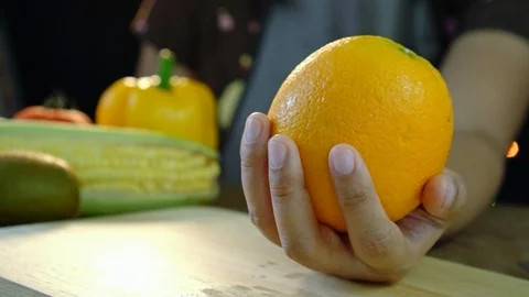 Asian female showing clean bright bell p... | Stock Video | Pond5