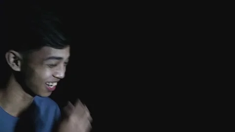 An Asian Man Laughing Meme Isolated | Stock Video | Pond5