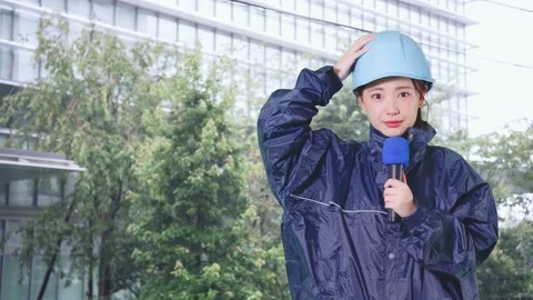 News Reporter Disaster Stock Video Footage | Royalty Free News Reporter ...