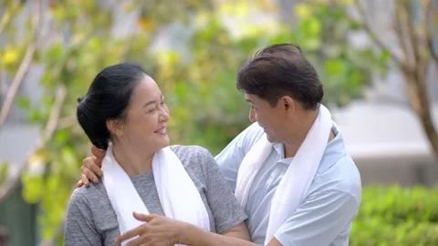 Couple Making Exercise Stock Footage ~ Royalty Free Stock Videos | Pond5