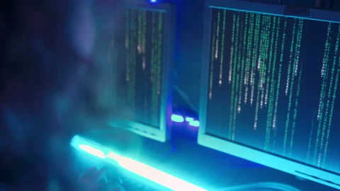 an asian woman programmer is working in ... | Stock Video | Pond5