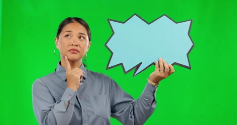 Thinking Bubble Green Screen Stock Videos – Royalty-Free HD & 4K Videos ...