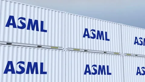 ASML logo Navigating Trade Routes Shippi... | Stock Video | Pond5