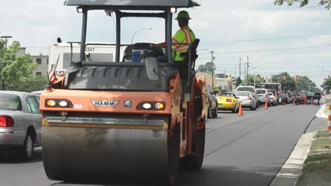 Steamroller Stock Video Footage | Royalty Free Steamroller Videos | Pond5