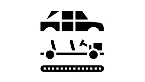 Car Assembly Animation Stock Footage ~ Royalty Free Stock Videos | Pond5