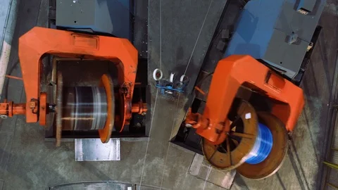 Assembly twisting stranded wire. Modern ... | Stock Video | Pond5