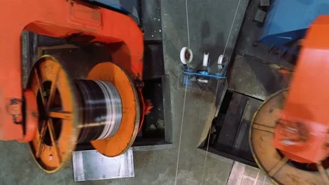 Assembly twisting stranded wire. Modern ... | Stock Video | Pond5