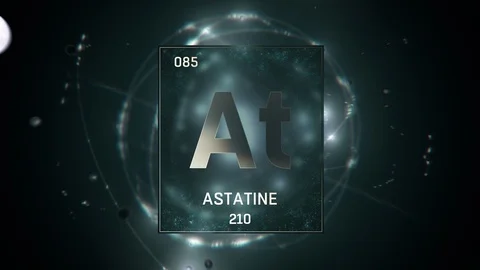 Astatine as Element 85 of the Periodic T... | Stock Video | Pond5