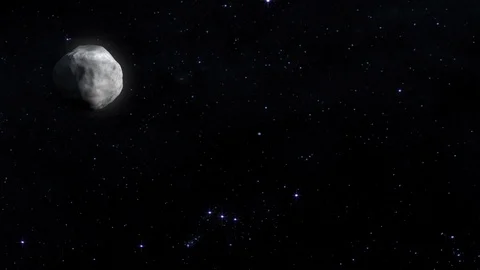 Asteroids animation. Nasa Public Domain ... | Stock Video | Pond5