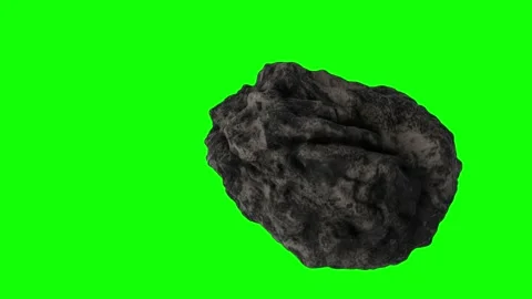 Green Screen Asteroid Stock Video Footage | Royalty Free Green Screen ...