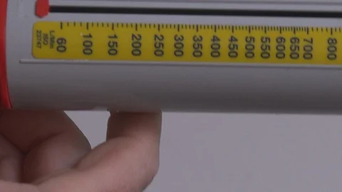Asthma puffer with breath test readout U... | Stock Video | Pond5