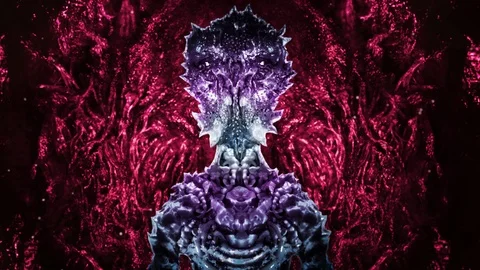 Astronaut alien insect sits in his space... | Stock Video | Pond5