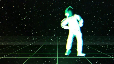 Astronaut Dancing Gangnam style Dance Re... | Stock Video | Pond5