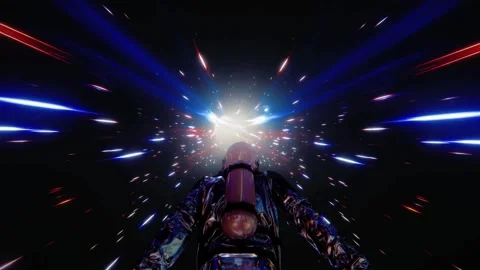 Flying Through Space Loop Stock Video Footage | Royalty Free Flying ...