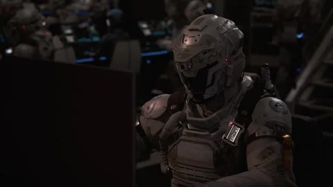 Astronaut Typing Stock Video Footage | Royalty Free Astronaut Typing ...