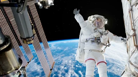 Astronauts Working Out