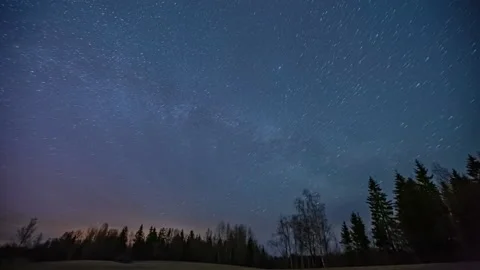 Astrophotography Time Lapse Of Starry Sk... | Stock Video | Pond5