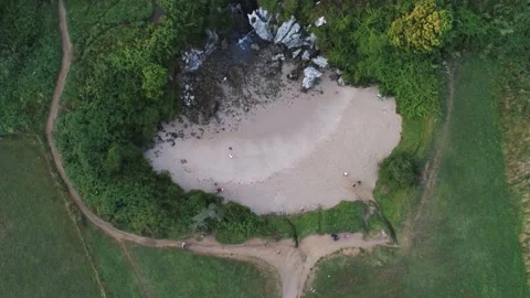 Asturias.Beautiful coastal landscape.Gul... | Stock Video | Pond5