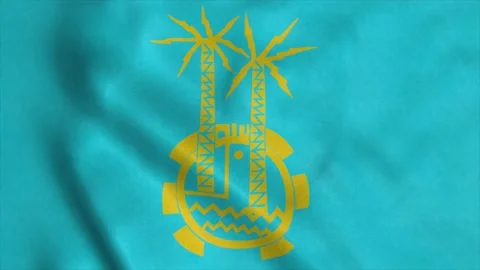 Aswan flag, Egypt, waving in the wind, r... | Stock Video | Pond5
