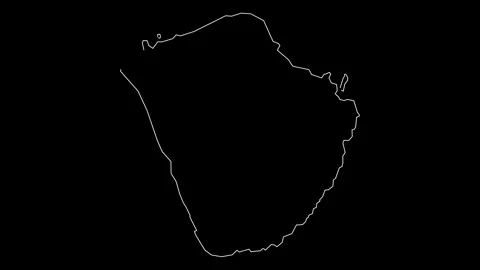 Ata division map of Tonga outline animat... | Stock Video | Pond5