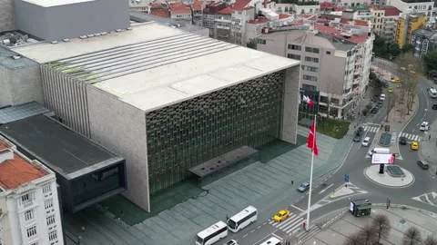 Ataturk Cultural Center in Istanbul Turk... | Stock Video | Pond5