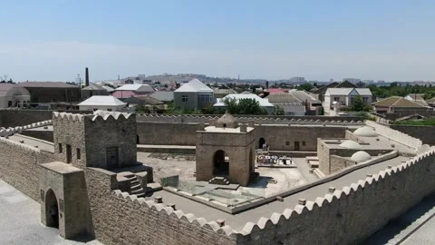 Ateshgah or Atashgah Antique Fire Temple... | Stock Video | Pond5