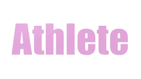 Athlete Word Cloud Animated Isolated On ... | Stock Video | Pond5