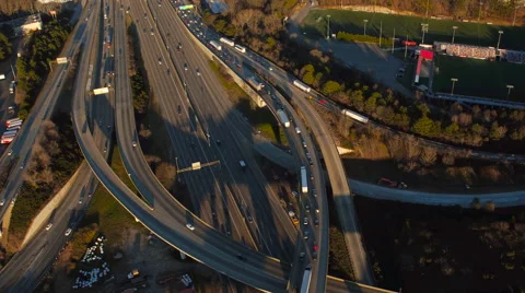 Spaghetti Junction Stock Footage ~ Royalty Free Stock Videos | Pond5