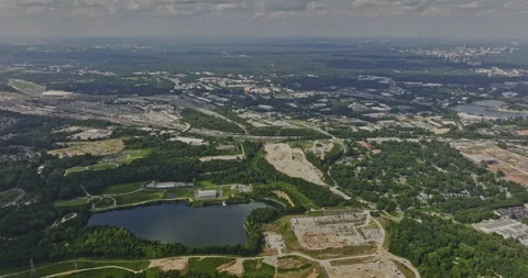 Atlanta Georgia Aerial v848 drone flyove... | Stock Video | Pond5