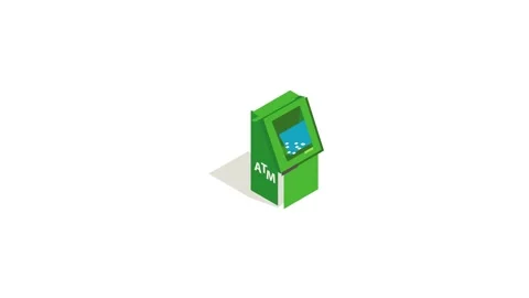 Atm icon animation | Stock Video | Pond5