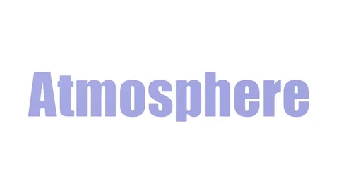 Atmosphere Animated Flat Word Cloud On W... | Stock Video | Pond5