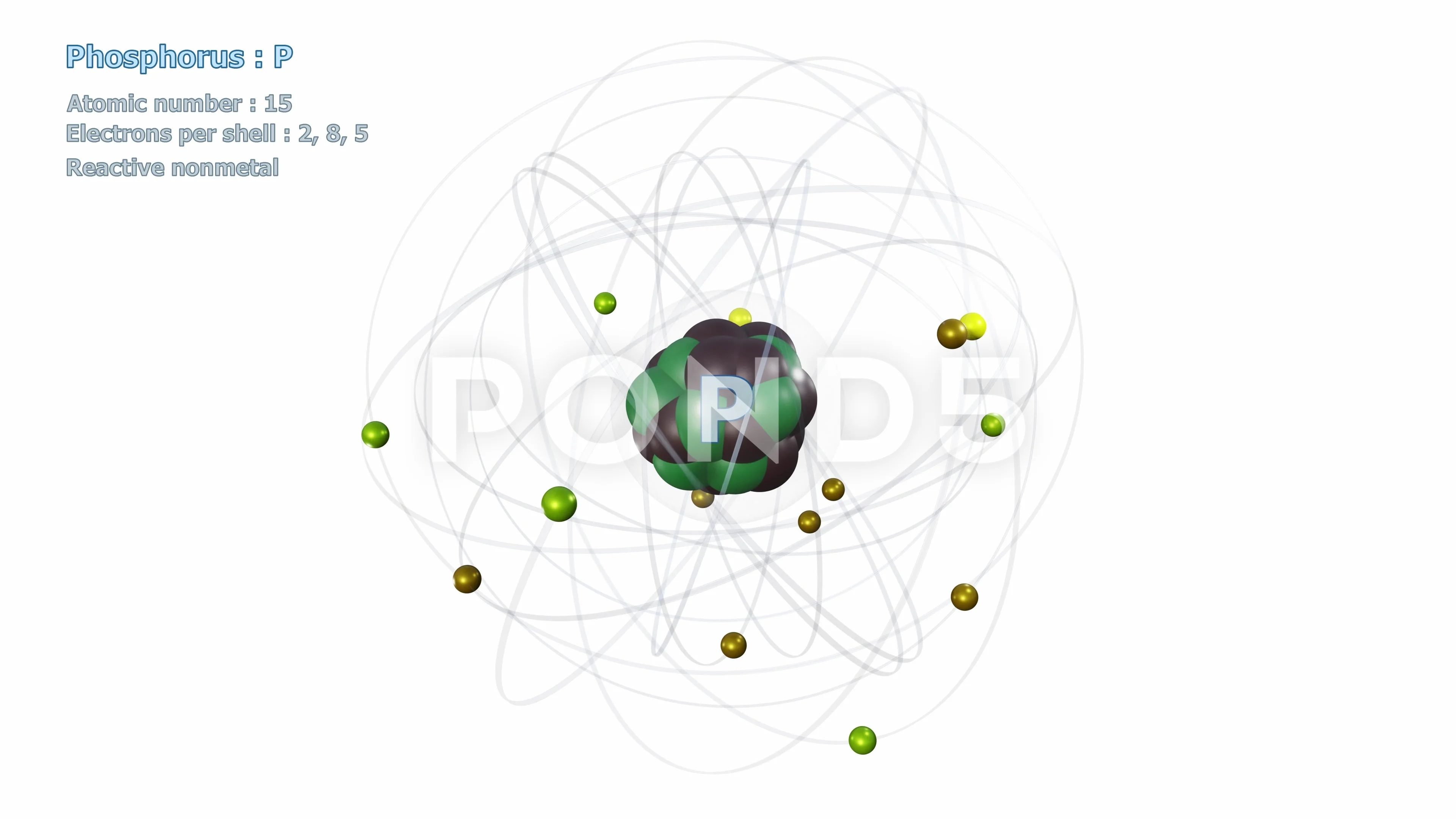 Phosphorus Atom Diagram