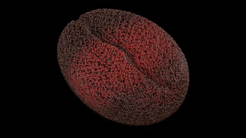 Atomic grating of coffee beans. 3d anima... | Stock Video | Pond5