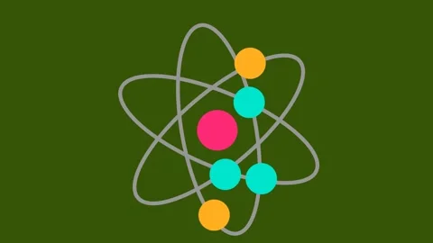 Quantum Physics Icon Stock Footage ~ Royalty Free Stock Videos | Pond5