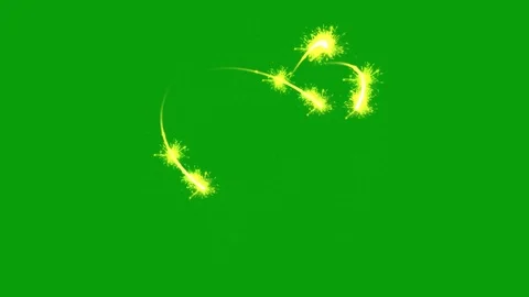 Atomic motion with green screen backgrou... | Stock Video | Pond5