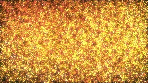 Atomic Particles Animation Loop Golden c... | Stock Video | Pond5