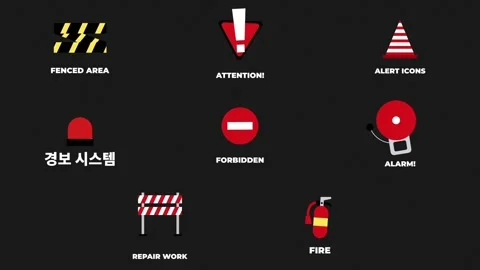 After Effects: Attention Alert Icons And Titles for After Effects ...